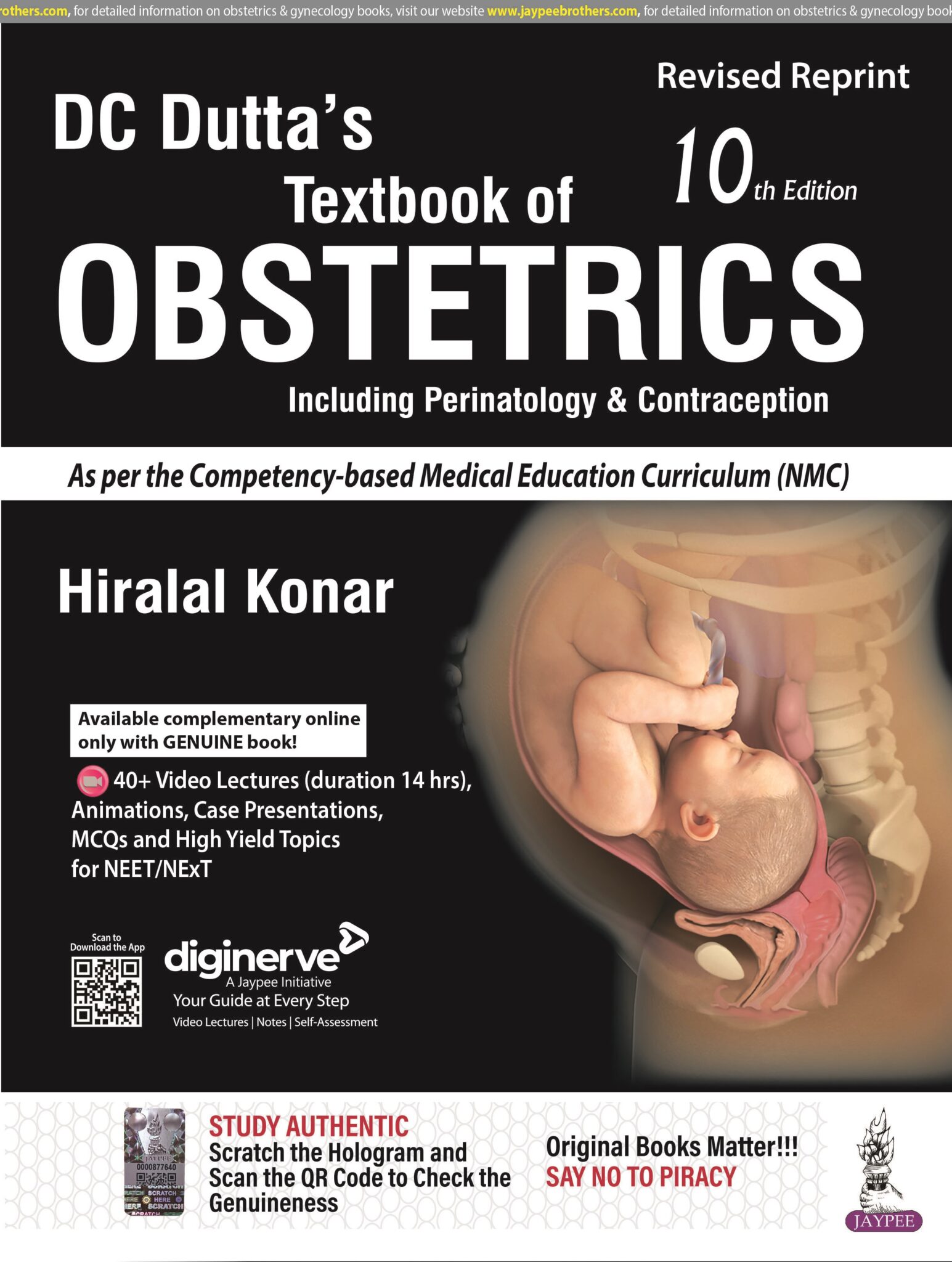 Textbook of Obstetrics by Hiralal Konar 2023 (10th Edition)